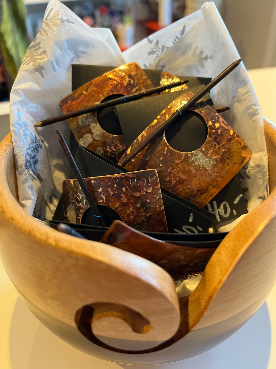 Shawl pins by Sharon | Shall We Knit?